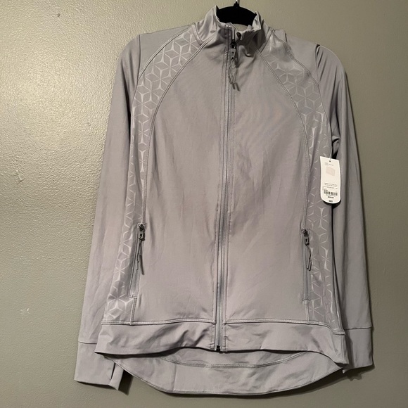 Xersion | Tops | Nwt Xersion Sz Medium Quickdri Gray Track Jacket ...
